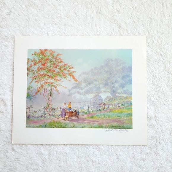Robert Rucker | Art | Robert Rucker Wash Day Signed Print | Poshmark